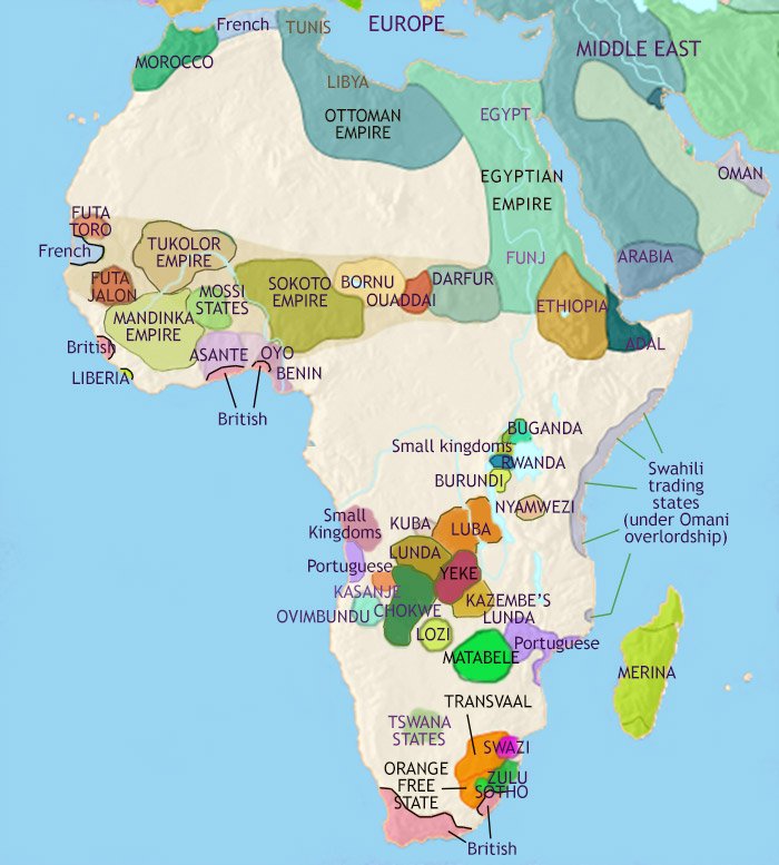Map of Africa in 1000 BCE: Farmers and Herders Spread | TimeMaps