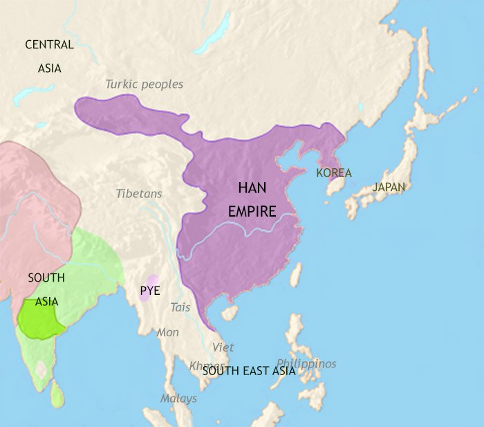 Map of the World, 500 CE: History in the Late Ancient World | TimeMaps