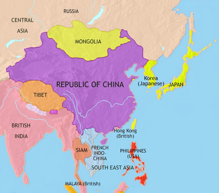 Map of East Asia, 1500 BCE: History of China, Japan and Korea | TimeMaps