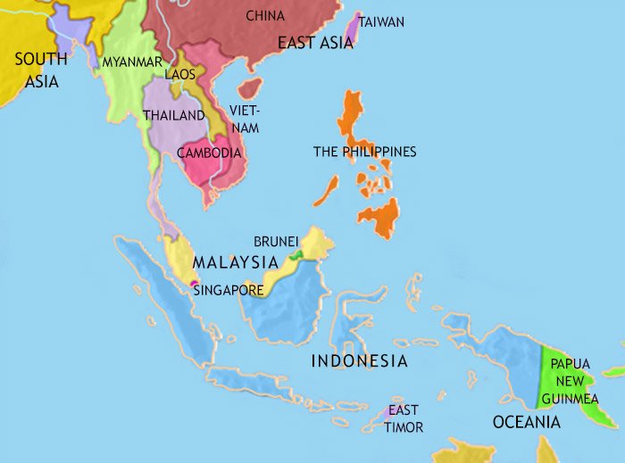 Map of South East Asia in 1871: European Colonization | TimeMaps