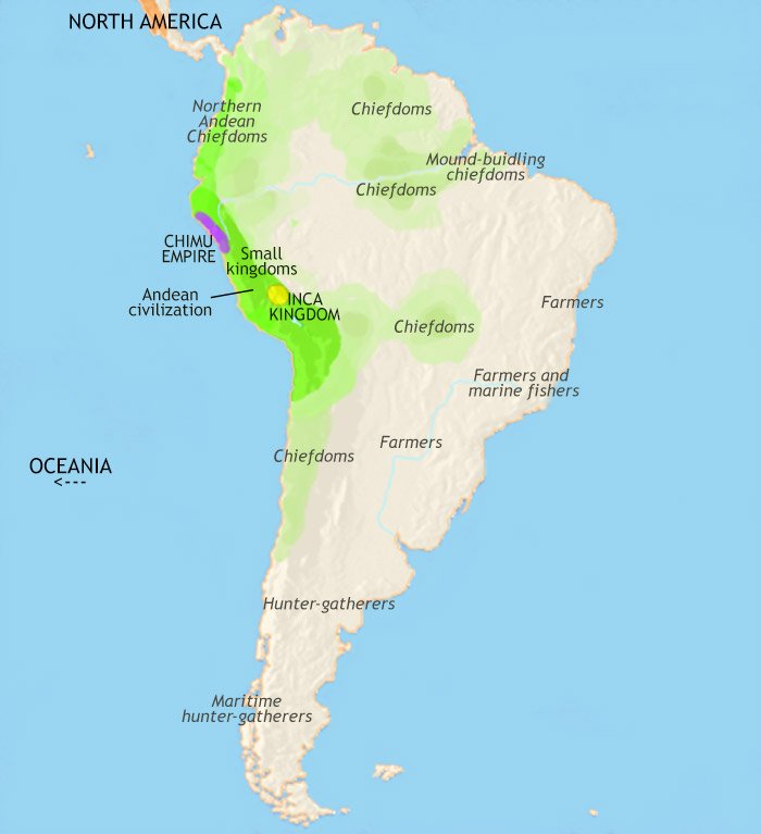 Map of South America, 1648: Early Colonial History | TimeMaps