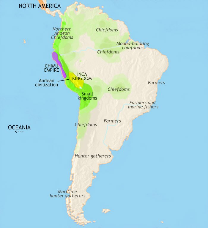 Map of South America, 1648: Early Colonial History | TimeMaps