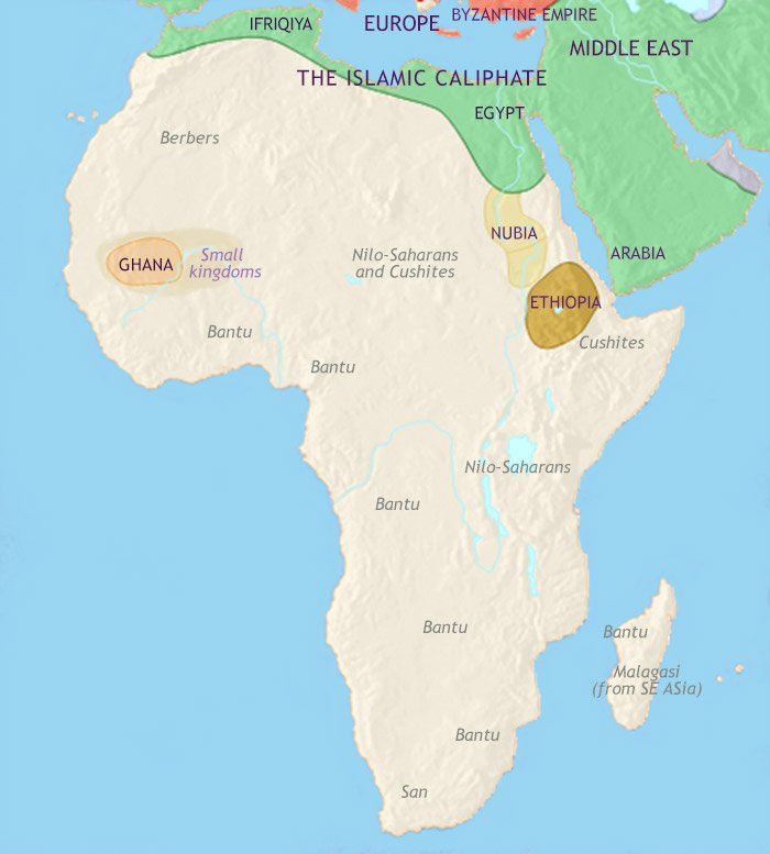 Map of the World, 750 CE: Islamic and Tang Empires | TimeMaps