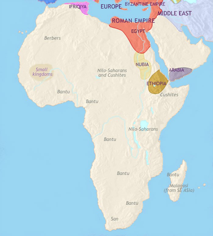 Map of Africa in 1000 BCE: Farmers and Herders Spread | TimeMaps