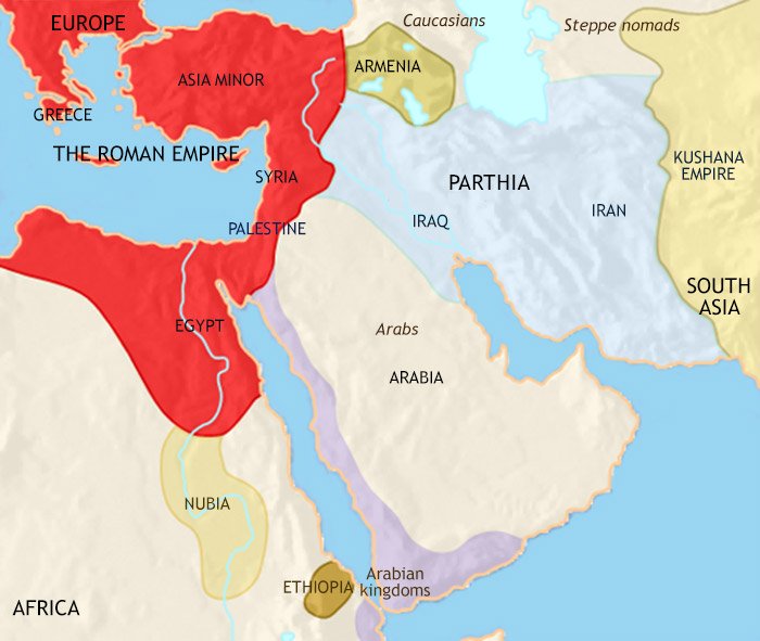 Map of the Middle East in 2500 BCE: The Bronze Age | TimeMaps