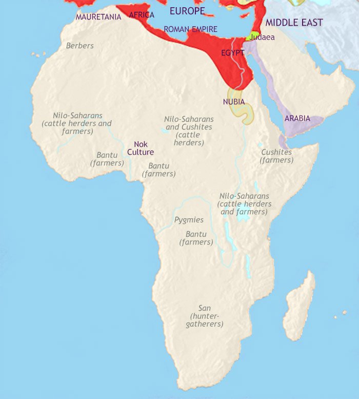Map of Africa in 30 BCE: The Bantu Migration Continues | TimeMaps
