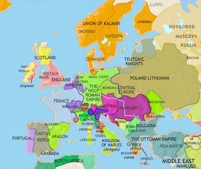 Map of Europe in 1871: Industrialization | TimeMaps